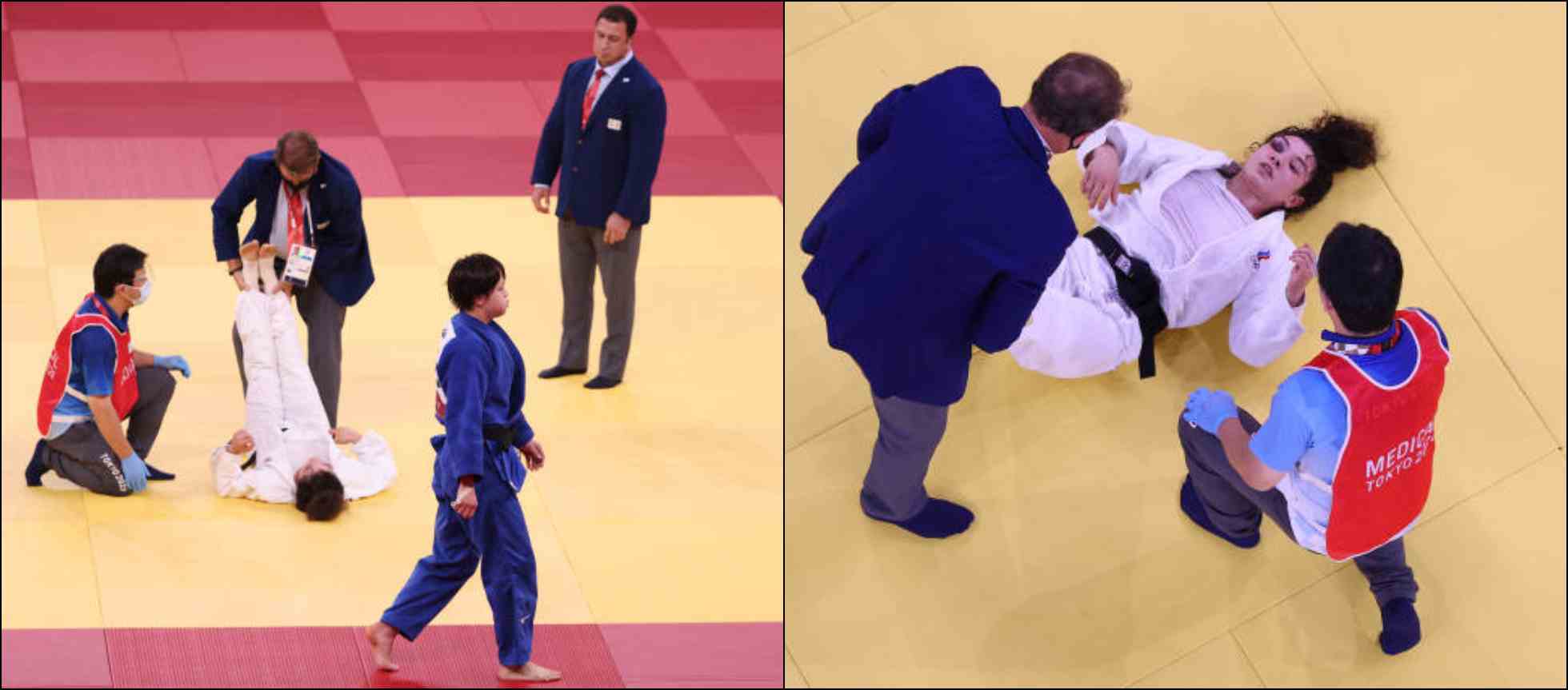 WATCH: Judo star can't escape passing out in submissions in Tokyo