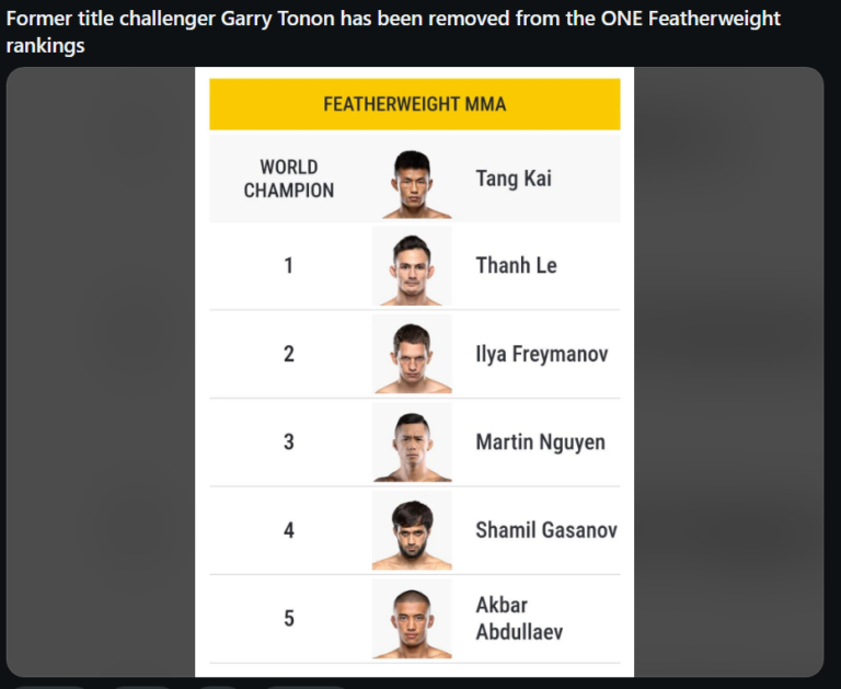 Garry Tonon hopeful for a ONE FC MMA return soon despite UFC rumors