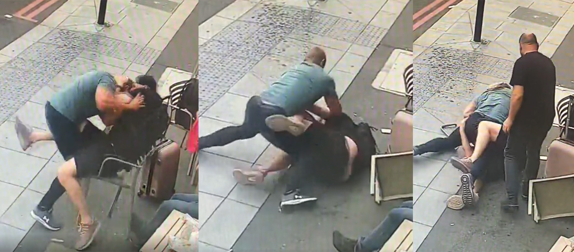 WATCH: Two mates start scraping during lunch hour