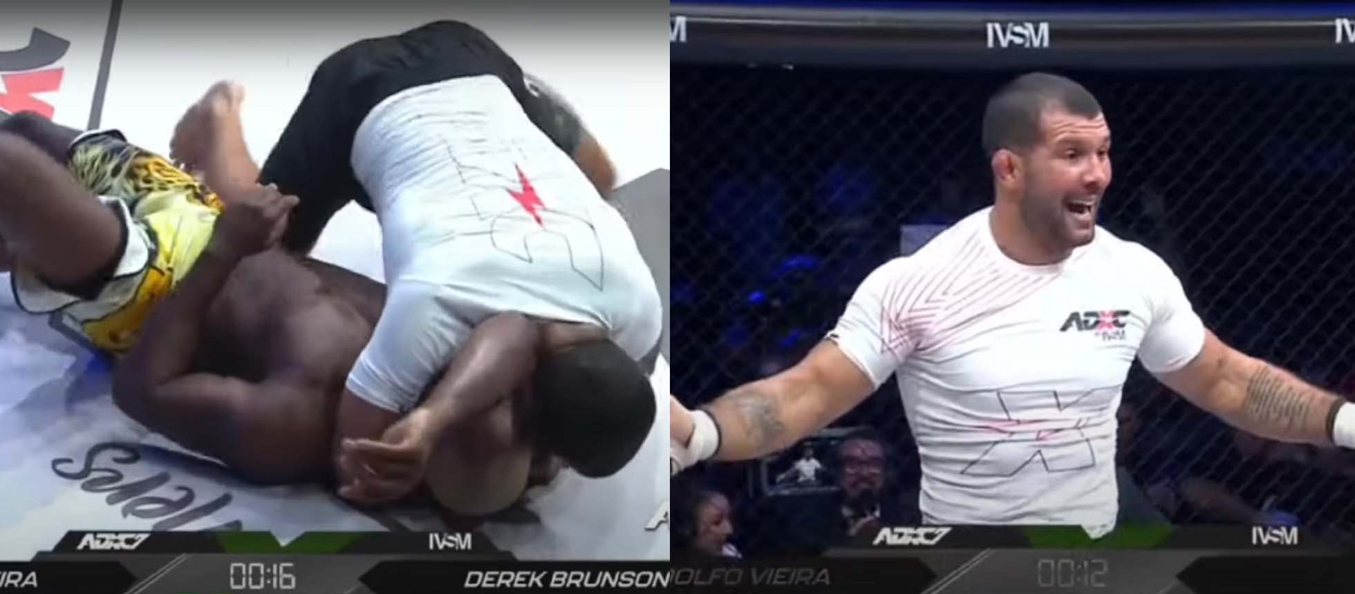 Play by Play: Rodolfo Vieira submits UFC vet Derek Brunson in BJJ return