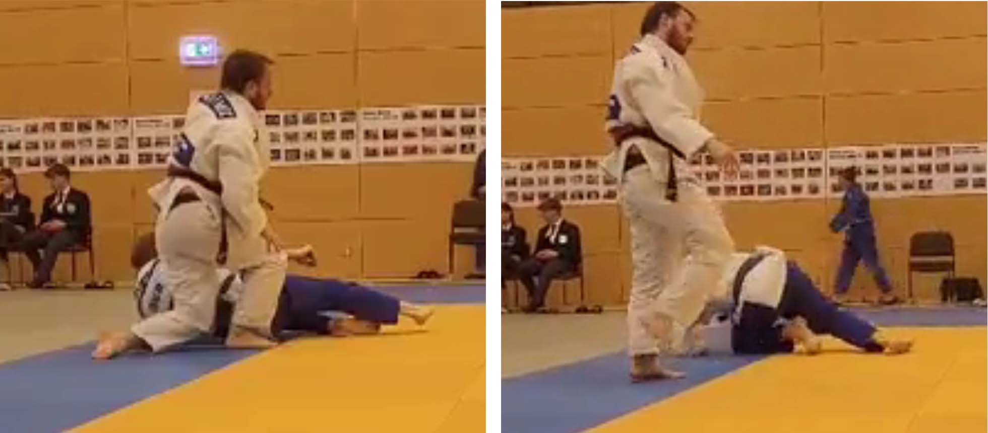 WATCH: Competitor faints in Judo match after winning, Loses