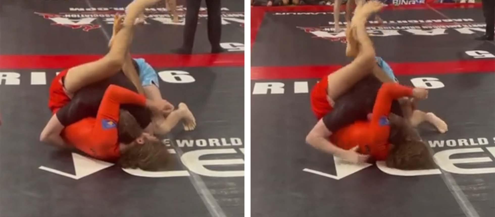 WATCH: Scorpion rib crush variation works in competition