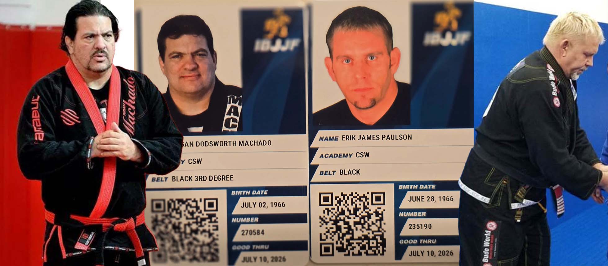 IBJJF 'demoted' legends of the sport Rigan Machado and Erik Paulson