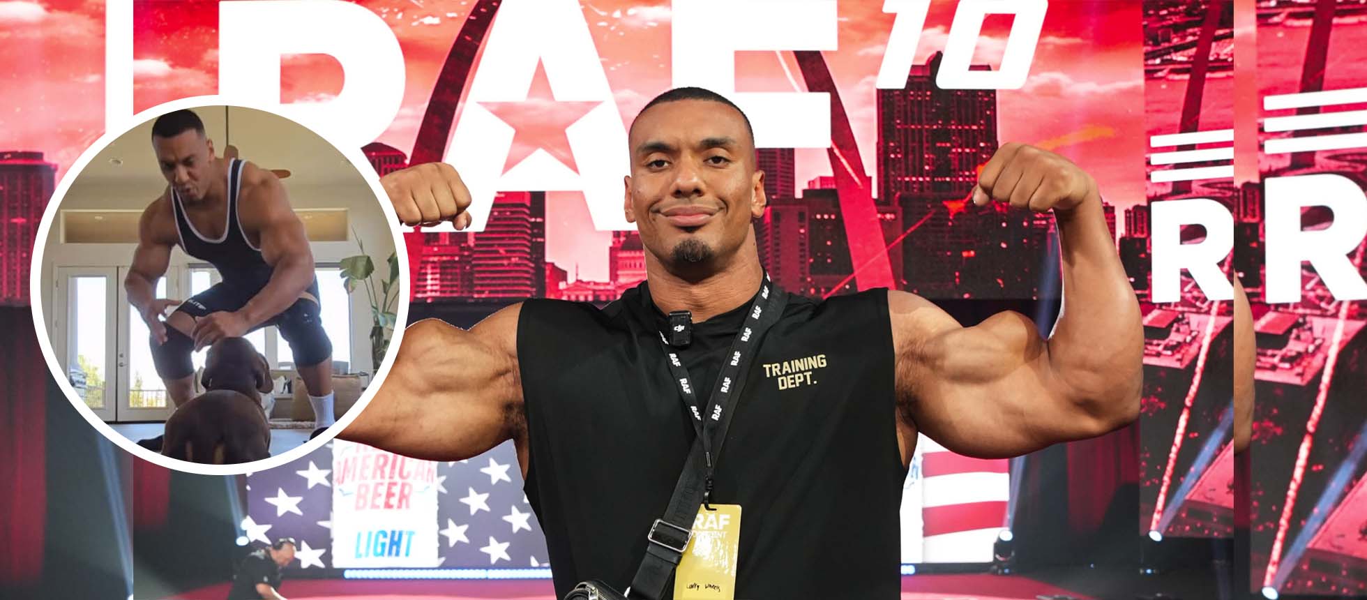 Larry Wheel signs with RAF, will wrestle another influencer